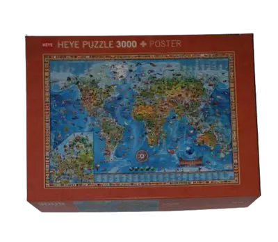 Heye Puzzle 3000 + Poster Amazing World