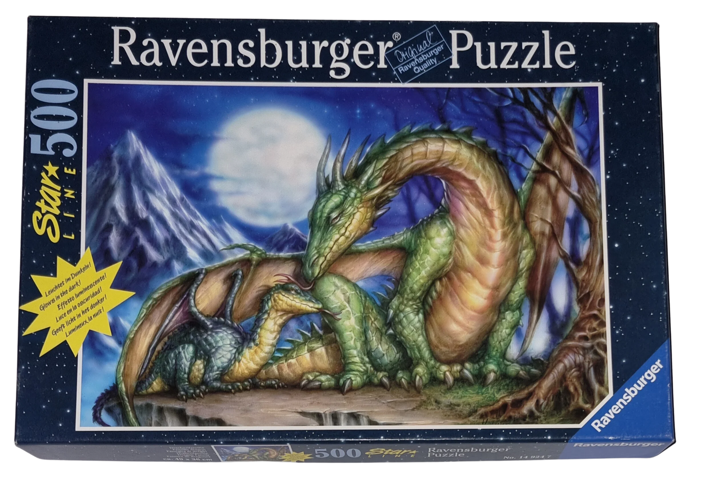 Ravensburger Star Line Puzzle 500 Teile 149247 Drachenfamilie | 00024285