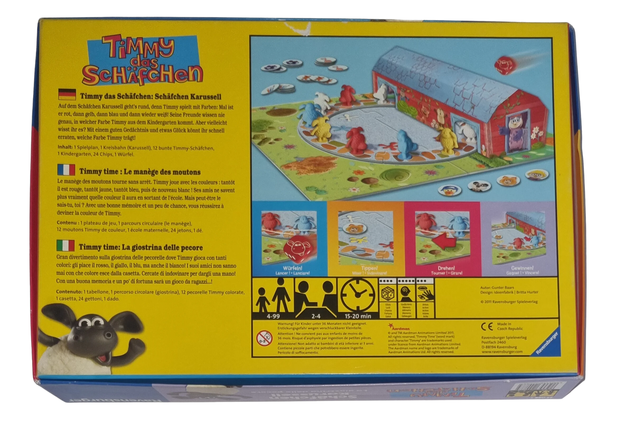 Ravensburger Timmy das Schäfchen Schäfchen Karussell 220885 | M5_00023529