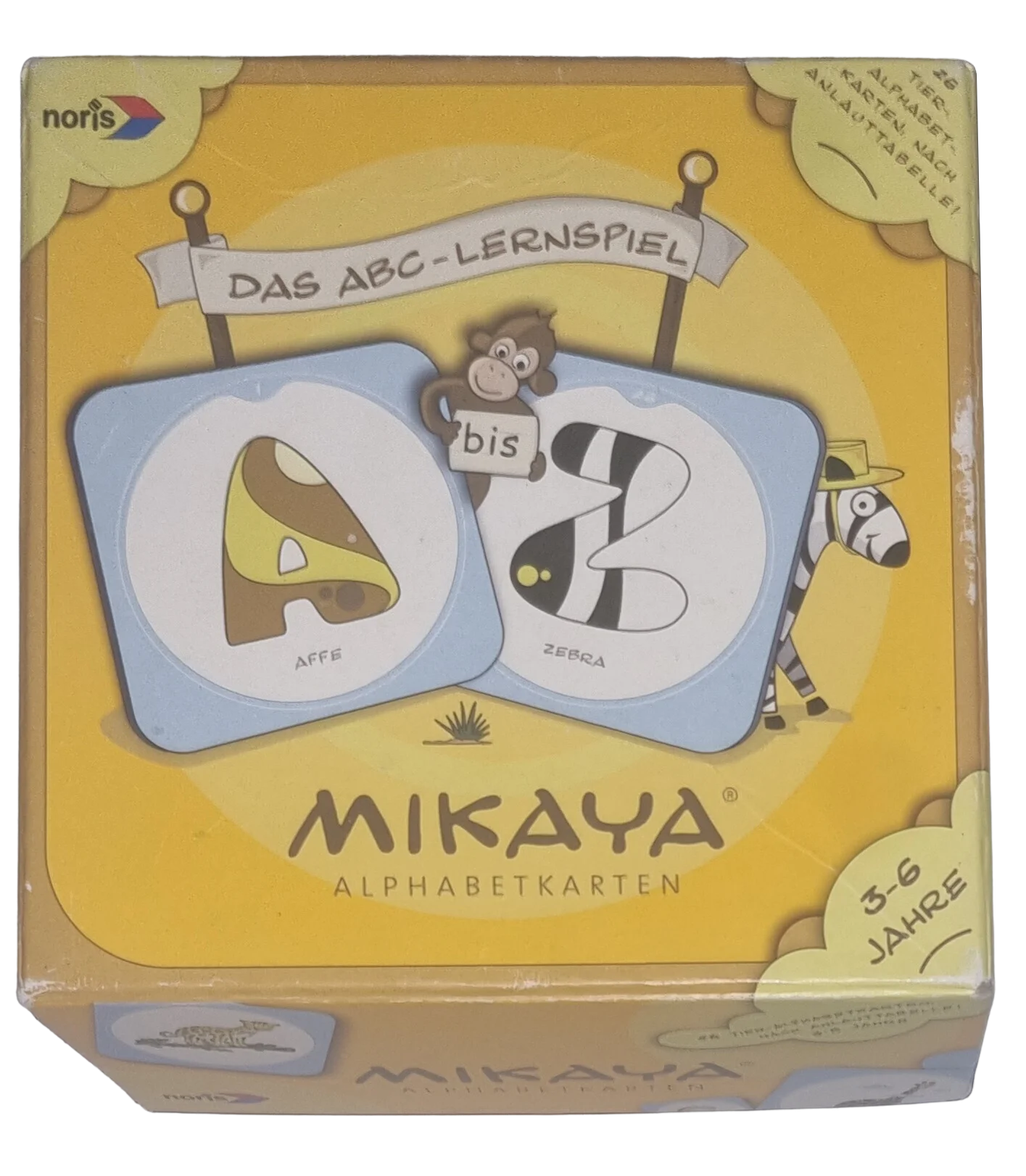 Noris Das ABC-Lernspiel MIKAYA Alphabetkarten